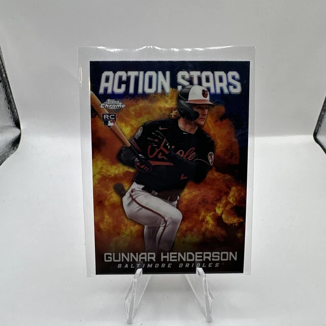 2023 TOPPS CHROME Update Gunnar Henderson Action Stars Rookie RC #ASC-2 Orioles EUR 3,36 ...