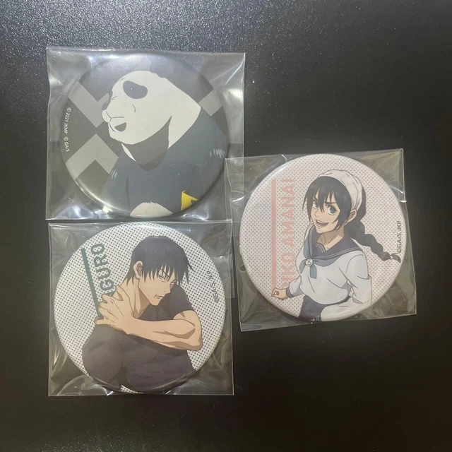 JUJUTSU KAISEN FUSHIGURO Toji Panda Amanai Riko Character Badge Set ...