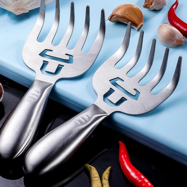 STAINLESS STEEL FINGER Protector 5 Claws for Food Chopping Cutting ...