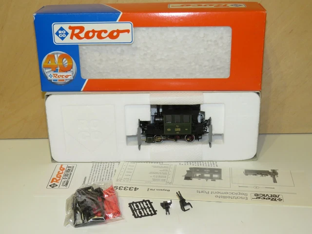 H0 ROCO 43339 Dampflok BR PtL2/2 4515 Glaskasten der KBayStsB Neuwertig ...