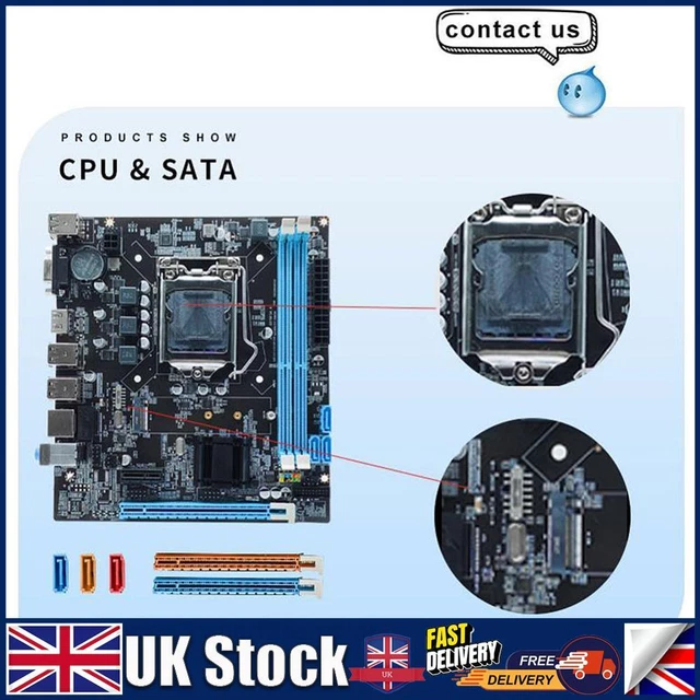 H61 MOTHERBOARD 16GB Micro-ATX Desktops MainBoard LGA1155 Socket I3/I5/I7 CPU £25.59 - PicClick UK