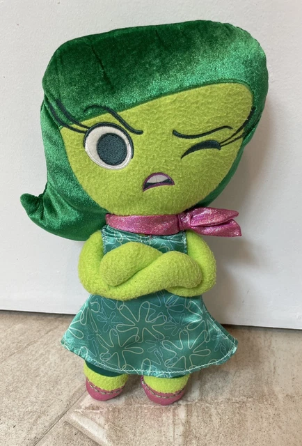 DISNEY PIXAR INSIDE Out Movie Disgust Emotion Green Doll Stuffed Plush ...
