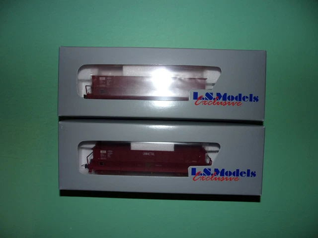 LS MODELS COFFRET 2 wagons minéraliers DM UNIMETAL 30044 NEUF (n°1) EUR ...