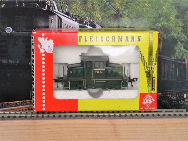 >>FLEISCHMANN 4204-O+K DIESELLOK Rangierlok V 42-04 - Epoche 3/6 - H0 ...