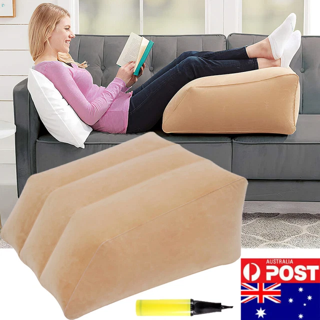 INFLATABLE LARGE ELEVATION Leg Foot Rest Ramp Raiser Support Pillow ...