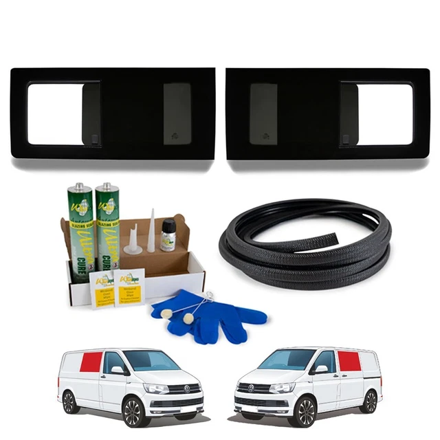 TWIN OPENING CAMPERVAN Side Windows Bundle VW T5/T6 £337.98 - PicClick UK