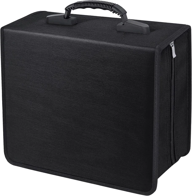 CD/DVD BINDER, CD DVD Case Holder Binder 400 Capacity CD/DVD Wallet ...