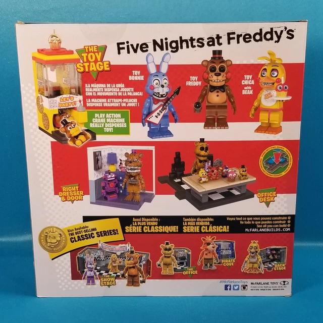 MCFARLANE FNAF FIVE Nights at Freddy's The TOY STAGE Bonnie Chica ...