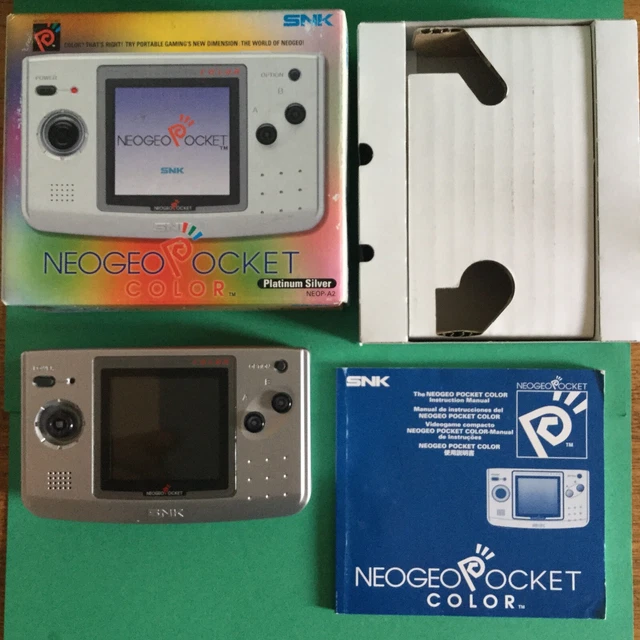 SNK NEO GEO Pocket Color Handheld Console - Platinum Silver EUR 160,27 ...