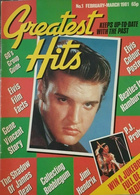 GREATEST HITS MAGAZINE | Feb 81 | Elvis Presley, Jimi Hendrix, The ...