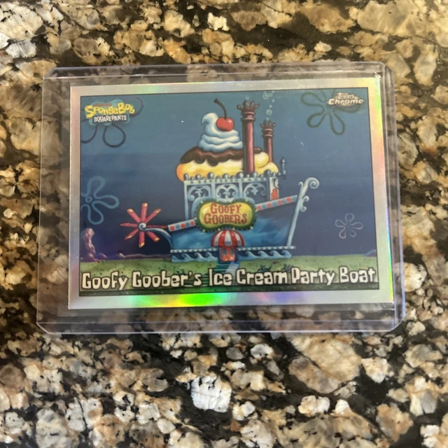 2025 TOPPS CHROME SpongeBob Goofy Goober’s Ice Cream Party Refractor £9 ...
