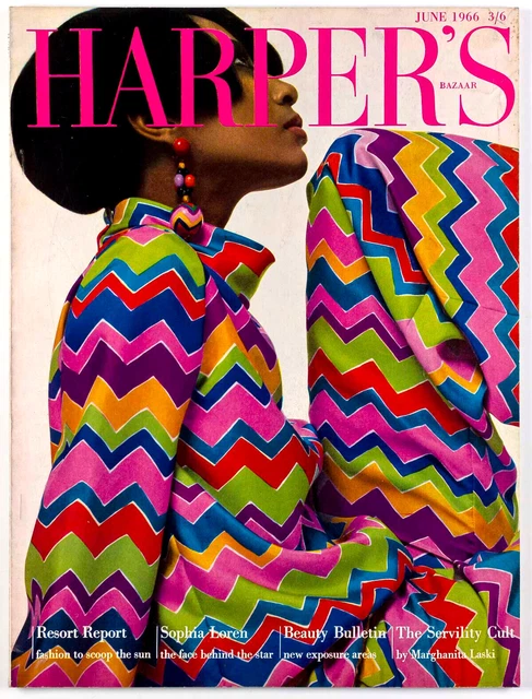 DONYALE LUNA 1ER modèle noir Harper's Bazaar SOPHIA LOREN Bill Brandt HIRO Flair EUR 980,31 ...