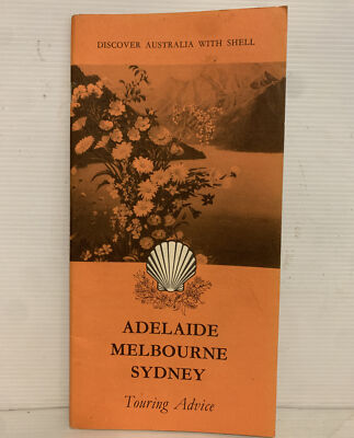 SHELL TOURING GUIDE VINTAGE ROAD MAP of Sydney Melbourne Adelaide £6.90 ...