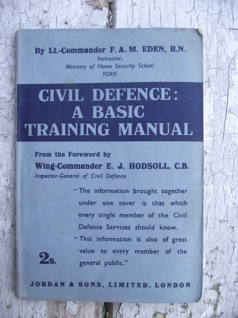 ORIGINAL WWII 1943 Civil Defence Basic Training Manual Booklet, Gas, Bomben EUR 17,29 - PicClick DE
