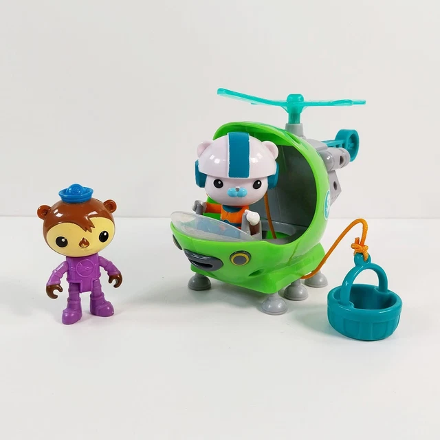 OCTONAUTS GUP H Helicopter with Captain Barnacles Shellington Figures ...