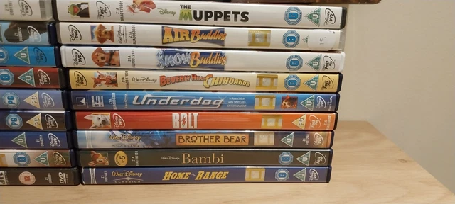 DISNEY DVD BUNDLE Frozen Tinkerbell Cinderella Wall-E Bambi Muppets 23 ...
