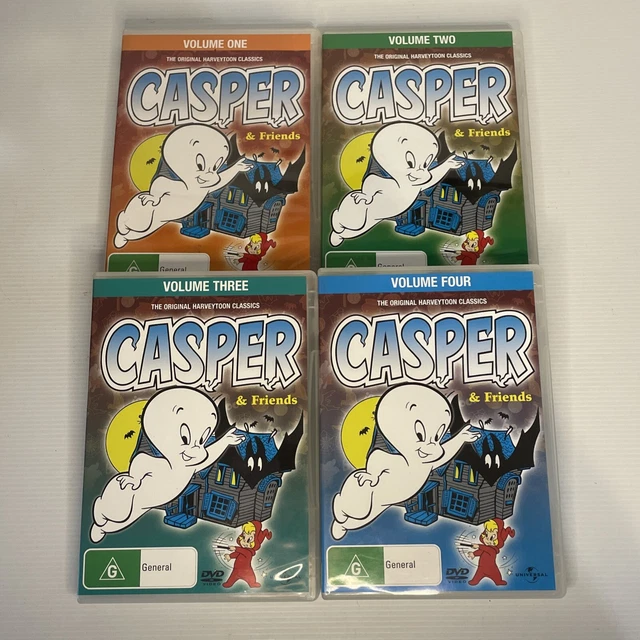 CASPER AND FRIENDS DVD Volumes Volume 1 to 4 Original Classics Genuine ...