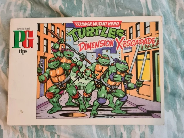 TEENAGE MUTANT HERO Turtles PG Tips Card Booklet - Complete - TMNT £3. ...