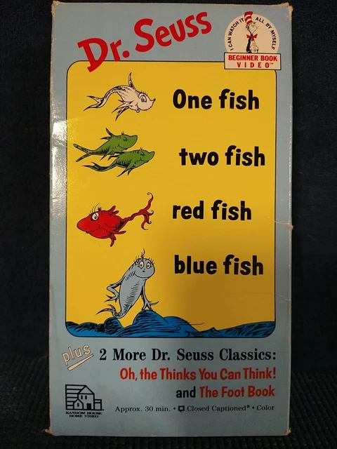 VHS DR SEUSS - Un poisson deux poissons poisson poisson rouge poisson ...