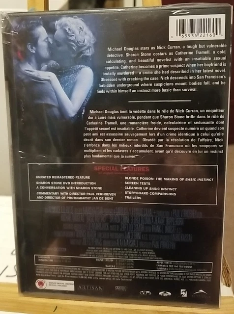 BASIC INSTINCT (1992) Ultimate Unrated Version DVD $11.56 - PicClick CA