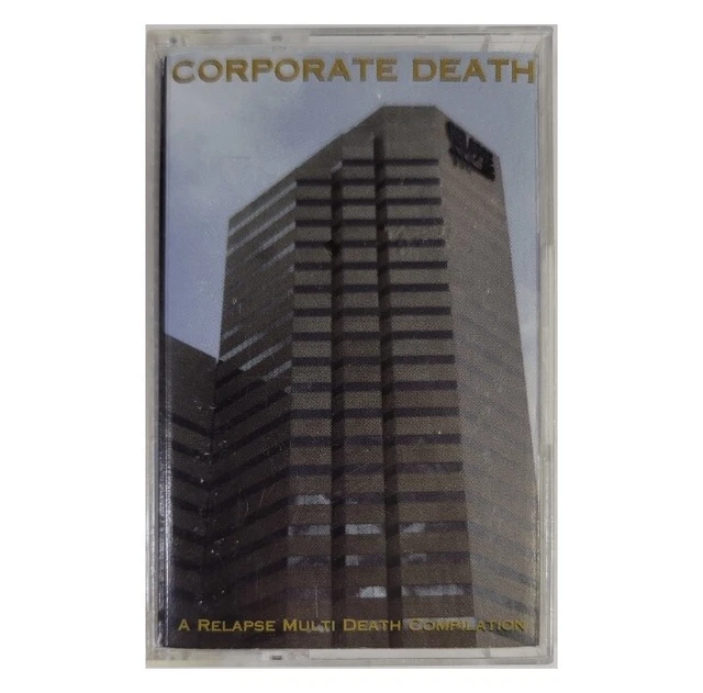 CORPORATE DEATH A Relapse Multi Death Compilation Cassette Tape Rare ...