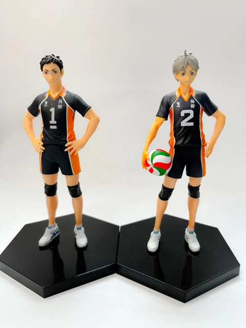 HAIKYUU!! DAICHI SAWAMURA & Koshi Sugawara DXF Figure 17cm Karasuno ...