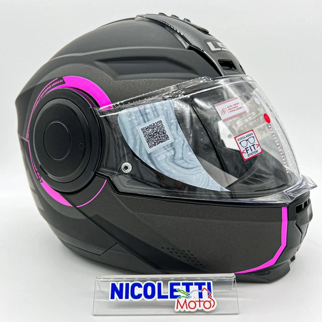 CASCO MODULARE LS2 Ff902 Scope Axis Black Pink EUR 129,00 - PicClick IT