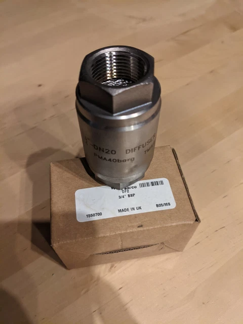 SPIRAX SARCO DF2 NEU 3/4 Zoll BSP DIFFUSER Edelstahl 400 Grad Celsius ...