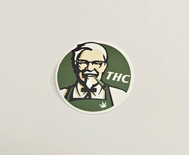 THC KFC FUNNY Weed Sticker Waterproof Decal $2.13 - PicClick