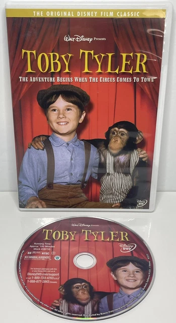 TOBY TYLER (DVD, 1960, Kevin Corcoran, Disney, OOP) Canadian $18.99 ...
