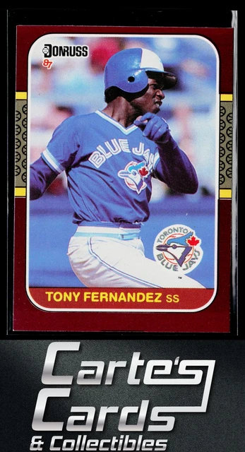 TONY FERNANDEZ 1987 Donruss Ouverture Day #35 Toronto Blue Jays EUR 1 ...