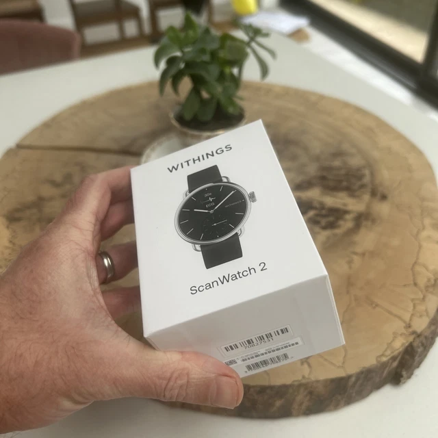 WITHINGS SCANWATCH 2 38mm - Hybrid Smartwatch, Oximeter, HR - Black £ ...