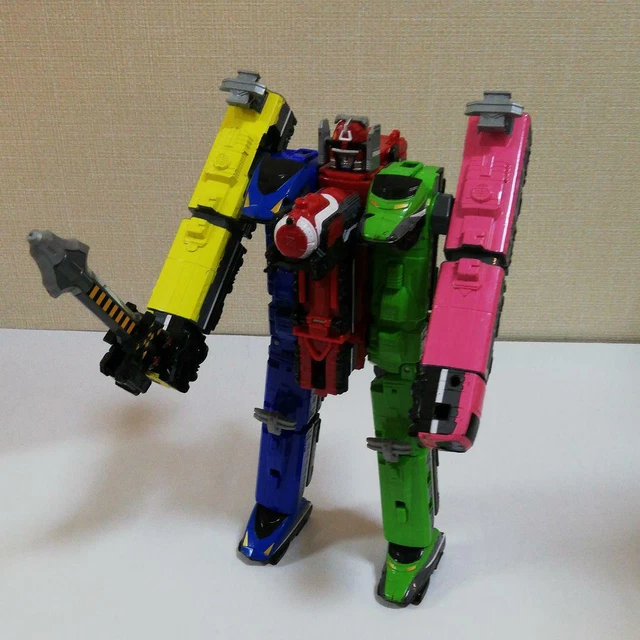 POWER RANGERS RESSHA Sentai ToQger ToQ Ressha Train EX 6p ensemble ...