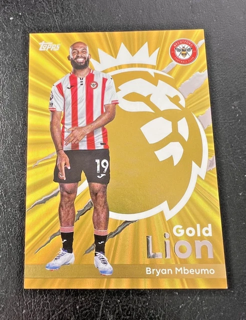 TOPPS 2026 BRYAN Mbeumo Gold Lion Card #Gl4 Premier League £3.72 ...