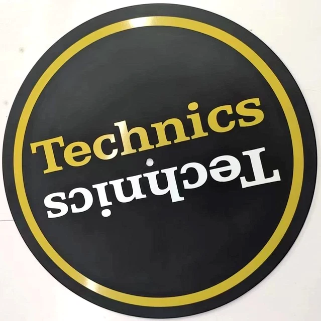 TECHNICS PRINTED RUBBER Slip Mat For Technics SL-1200 MK6 Vinyl Player ...