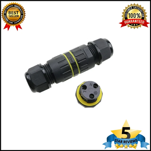 IP68 WATERPROOF JUNCTION Box Outdoor Cable Connector, Extension ...