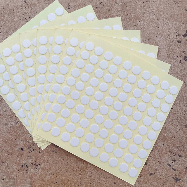 CLEAR INVISIBLE BALLOON Glue Point Double Sided Adhesive Dot Stickers ...