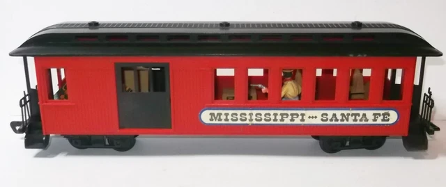 TIMPO WILD WEST Train - Prairie Rocket - Coach - Bullion Car - w ...
