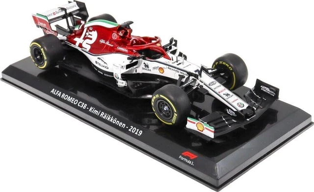 ALFA ROMEO C38 Formula 1 Season 2019 Kimi Raikkonen Scale 1/24 Model ...