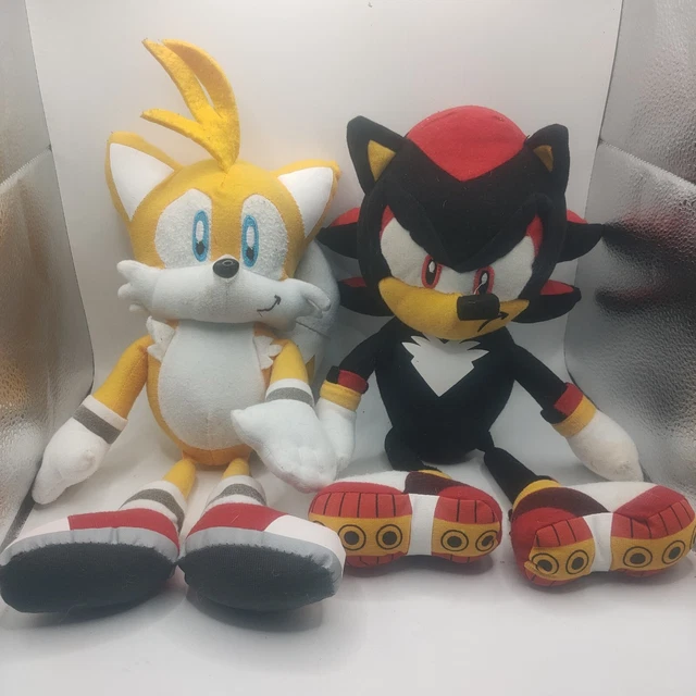 RARE SONIC THE Hedgehog Shadow & Tails Plush Teddy's - Sega Project £40 ...