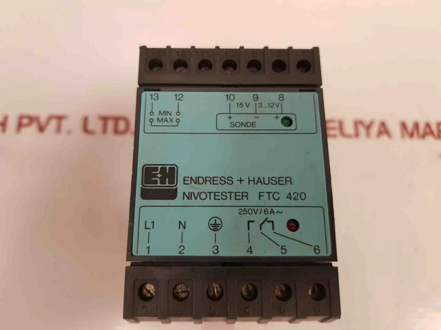 ENDRESS + HAUSER nivotester ftc 420 level limit switch $155.09 ...