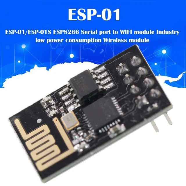 ESP8266 ESP-01S SERIAL WIFI Wireless Transceiver Module Adapter PCB ...