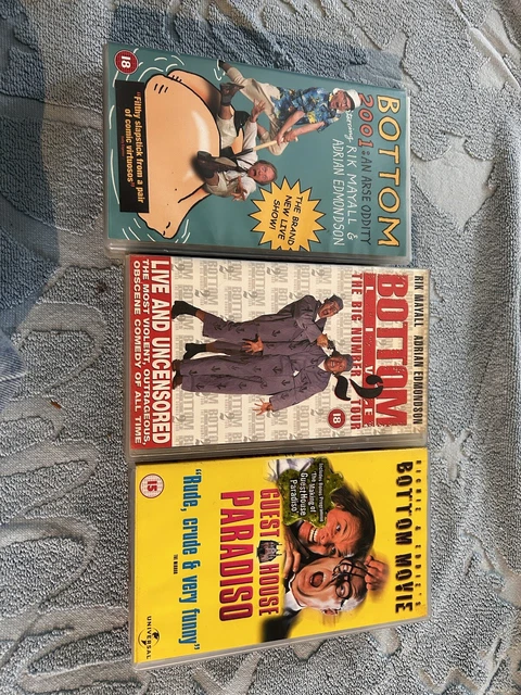 BOTTOM MOVIE/TOUR/2001 VHS £1.75 - PicClick UK