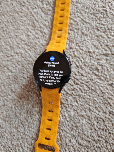 SAMSUNG GALAXY WATCH5 44mm SM-R910 Aluminium GPS Smartwatch Black AK34 ...