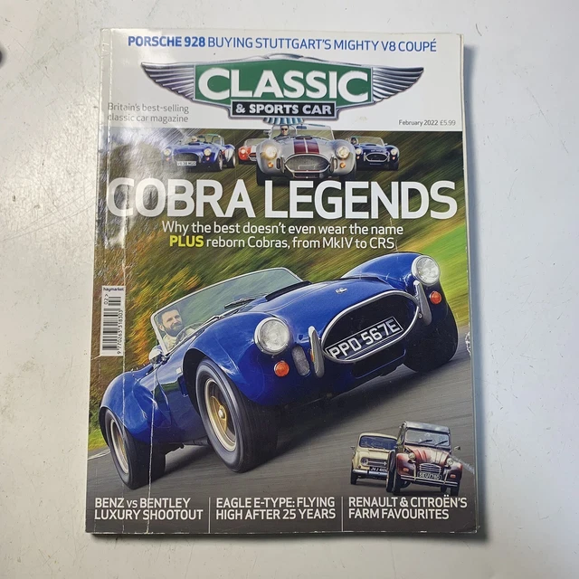 CLASSIC AND SPORTSCAR magazine February 2022 Cobra Legends £8.99 ...