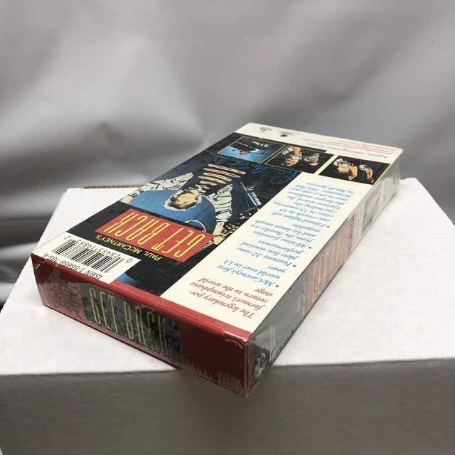 PAUL MCCARTNEYS GET Back VHS, 2001 His Magical Tour Is Now A Motion ...