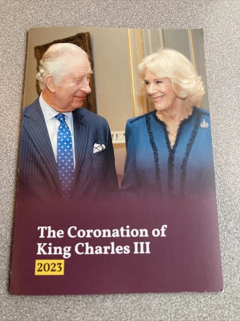 OFFICIAL KING CHARLES III Coronation Prayers Leaflet 06/05/2023. Not ...