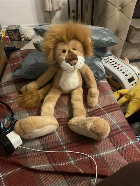 BLENFIELD TOYS LENNY Long Legs Lion Hand Puppet Full Body Soft Plush ...
