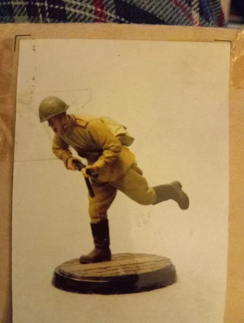 54MM WW2 RUSSIAN infantryman metal model kit by Hornet models £1.75 ...
