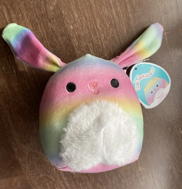 SQUISHMALLOW 5” DANYA Rainbow Bunny Rabbit KellyToy Plush BNWT $18.00 ...